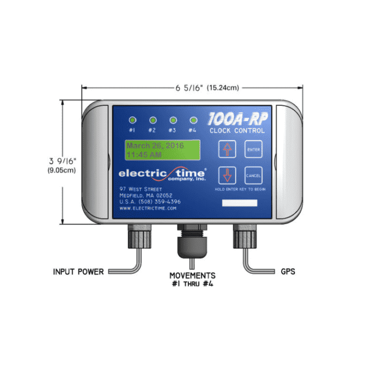 100A-RP Tower Clock Controller | Electric Time®