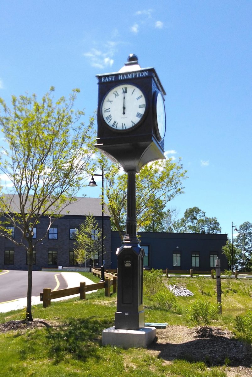 4 Dial Lucerne Street Clock Post Clocks | Electric Time®