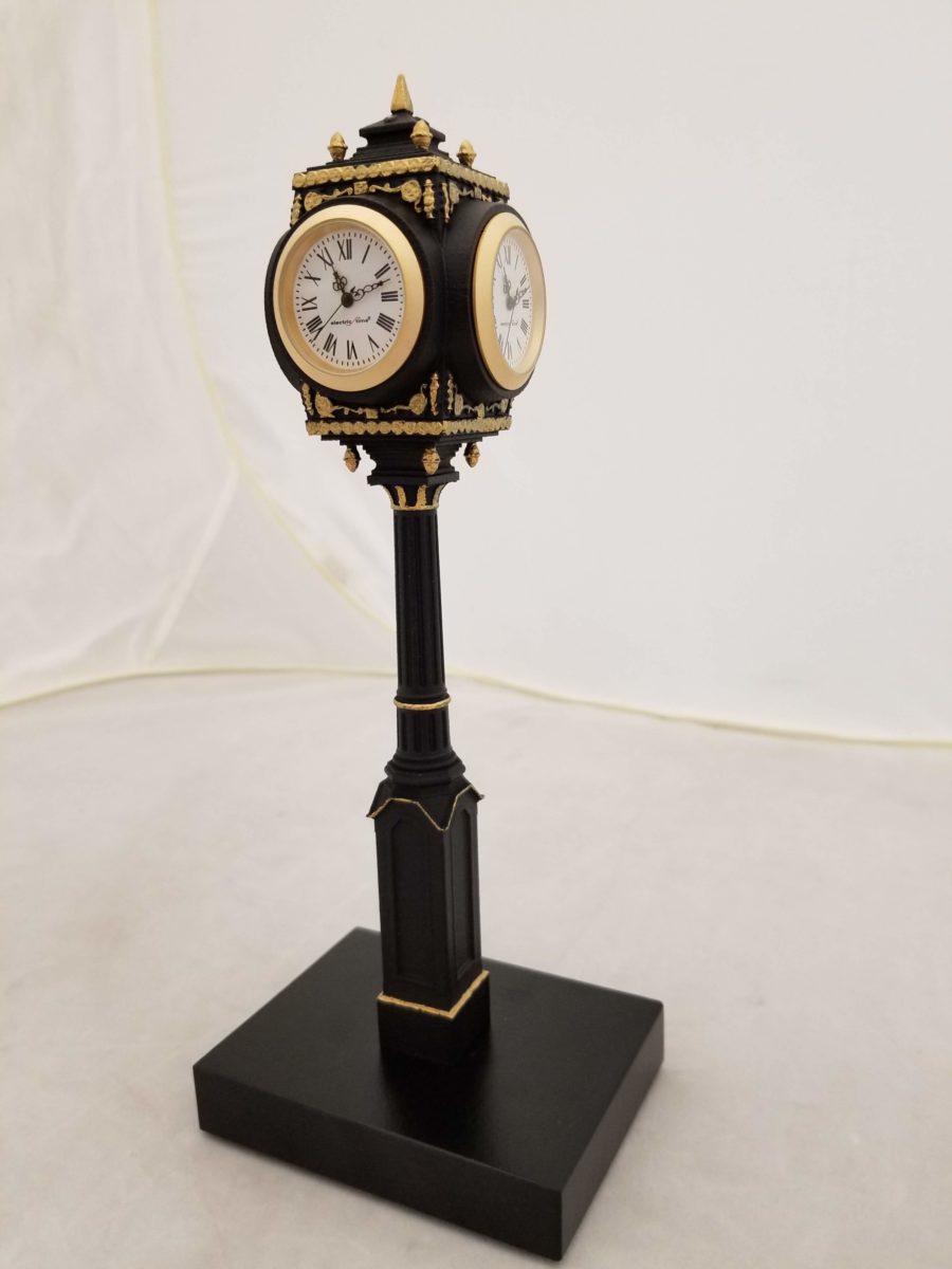 4 Dial Post Clock Miniatures | Electric Time®