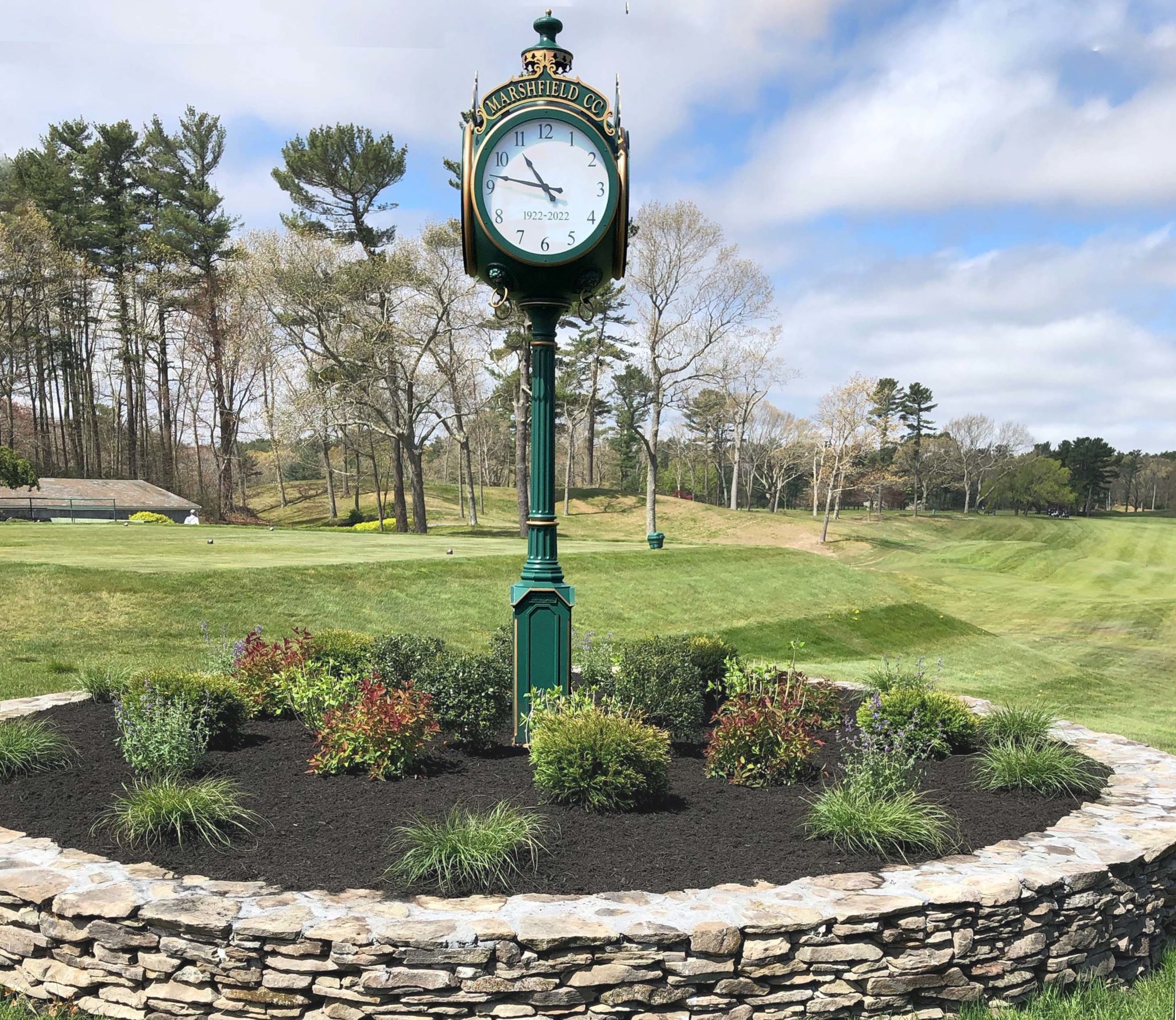 4 Dial Washington Small Post Clocks | Electric Time®