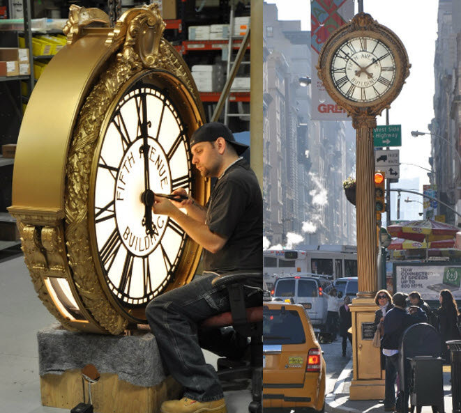 Street Clock Restoration for an Iconic Piece of New York City